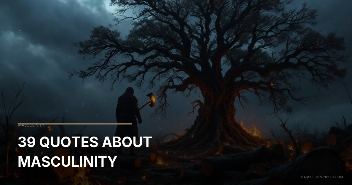 39 Quotes About Masculinity | Masculine Mindset