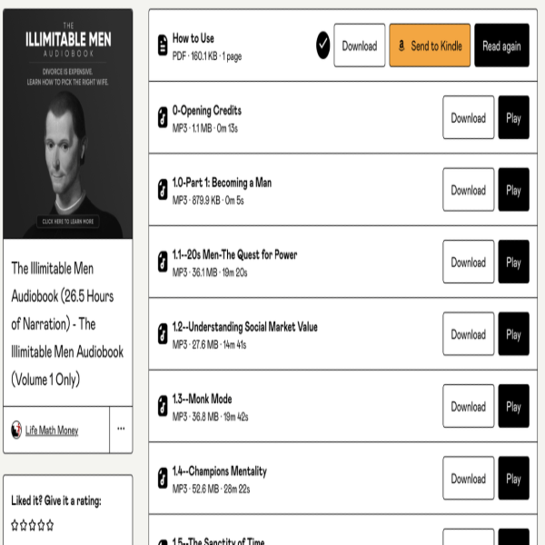 Illimitable Men Review - How To Be A Masculine Man And Build Power ...